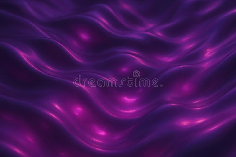 Glossy Wavy Purple Liquid Surface with Vibrant Pink Reflections, an ...