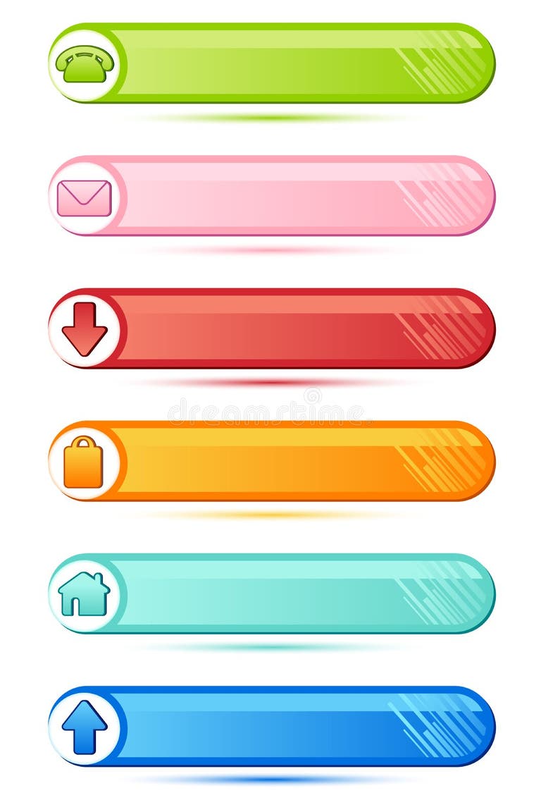 Glossy Gradient Banner Web Button Design Stock Illustrations – 3,674 ...