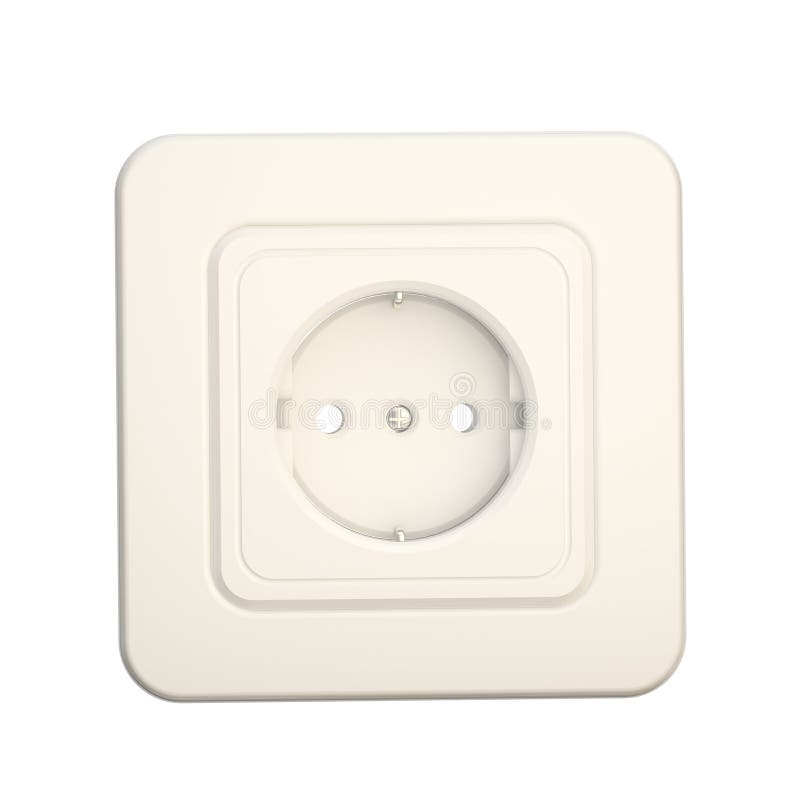 Glossy White Socket Front View Stock Illustrations – 3 Glossy White ...
