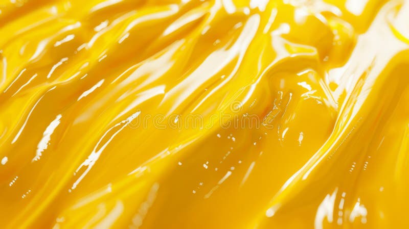 Glossy Yellow Enamel Paint Surface with Unique Texture for Design and ...