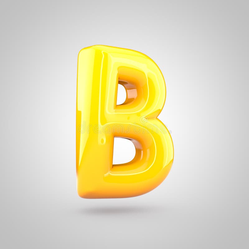 Glossy Yellow Paint Letter Stock Illustrations – 720 Glossy Yellow ...