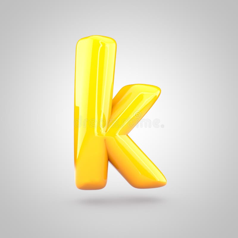 Glossy Yellow Paint Letter Lowercase Stock Illustrations – 227 Glossy ...