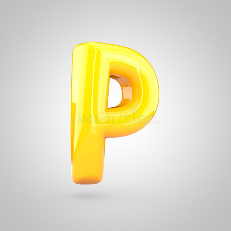 Glossy Yellow Paint Letter Stock Illustrations – 720 Glossy Yellow ...