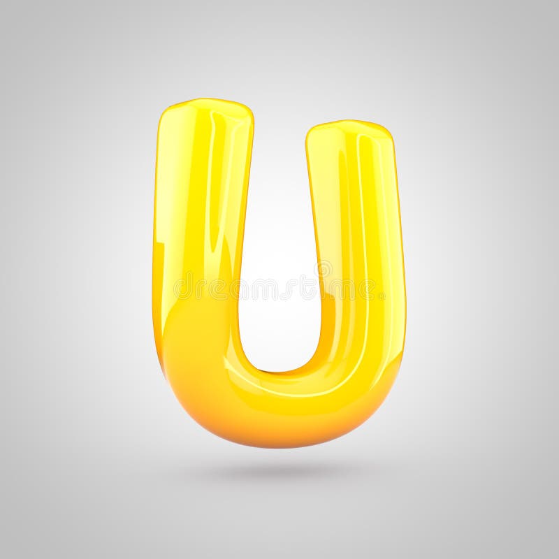 Glossy Yellow Paint Letter Stock Illustrations – 720 Glossy Yellow ...