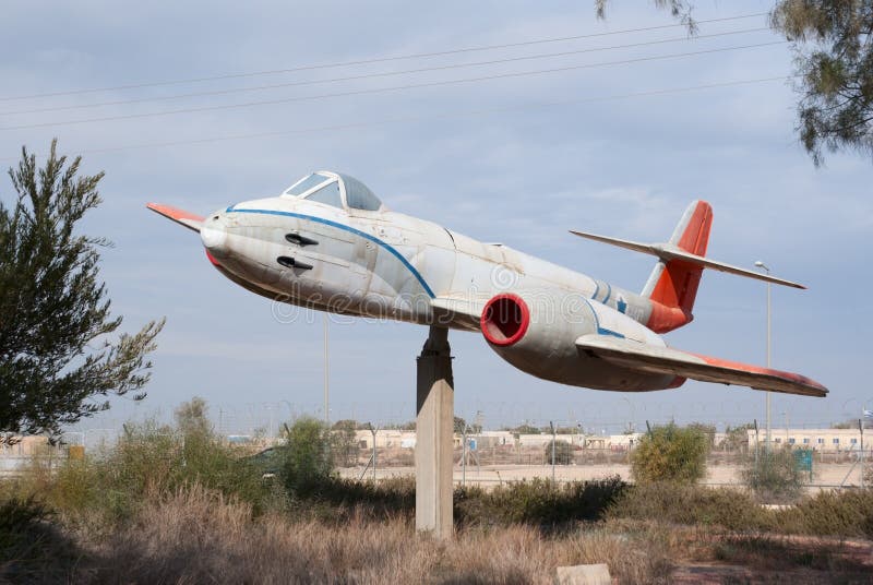Gloster Meteor monument editorial stock photo. Image of heil - 29765693
