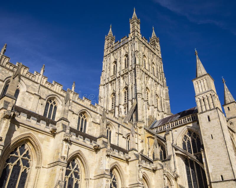 Gloucester Cathedral in Gloucester, UK Stock Photo - Image of british ...