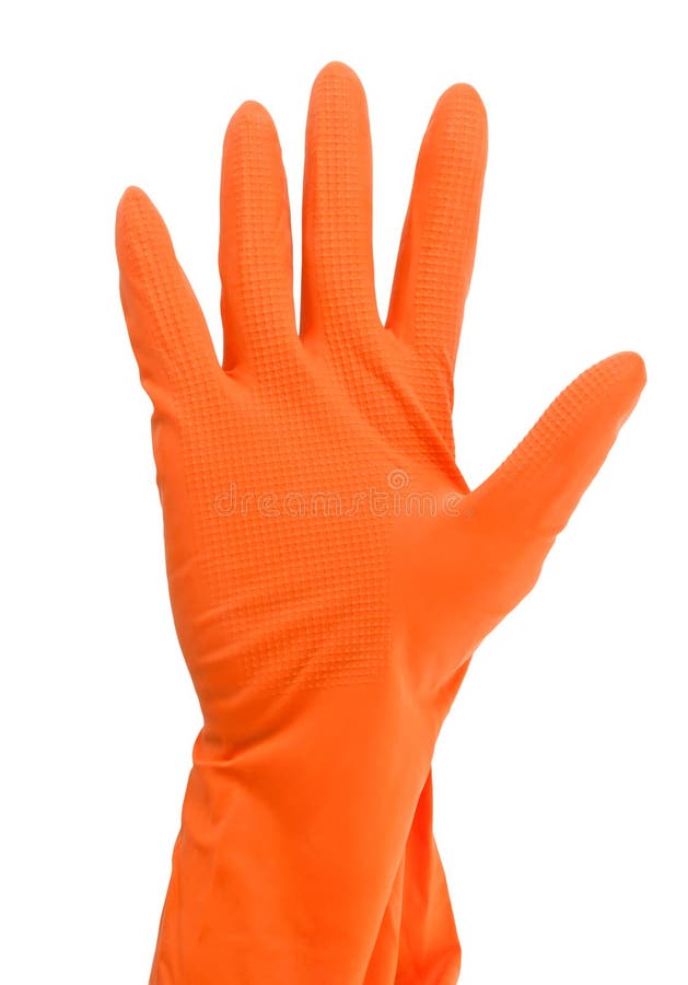 Glove on hand stock image. Image of white, cleaner, hygiene - 24677029
