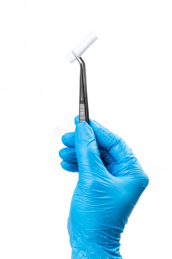 Gloved Hand with Dental Instrument Stock Image - Image of gloved, clean ...
