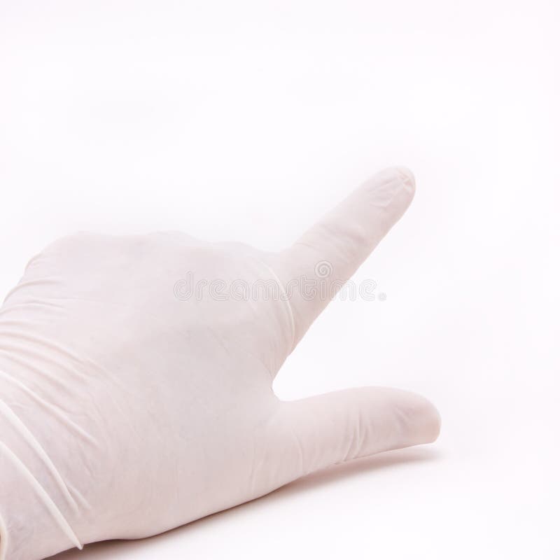 Gloved Hand Gesture stock image. Image of concepts, finger - 12122405