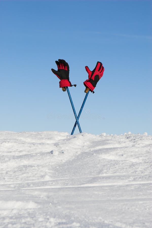 Gloves stock image. Image of stick, leisure, winter, cross - 2091389