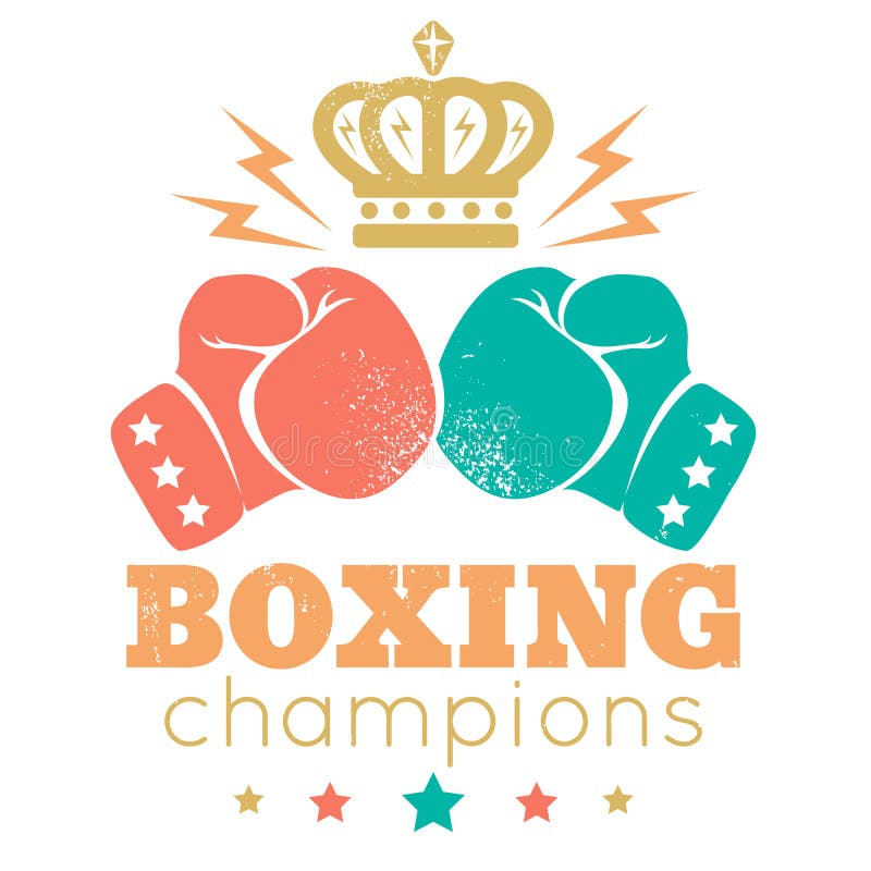 Gloves and crown stock vector. Illustration of aggression - 55943801