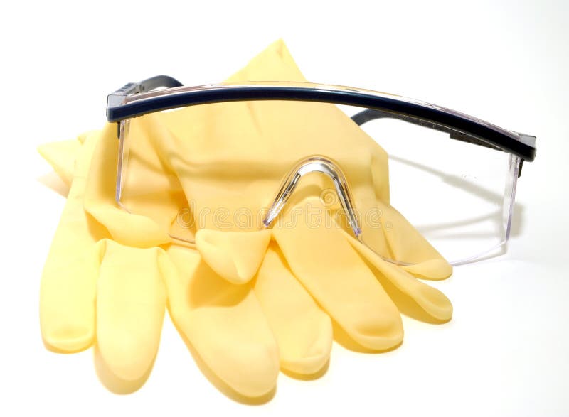 Lab tech with goggles stock image. Image of cover, covering - 3654223