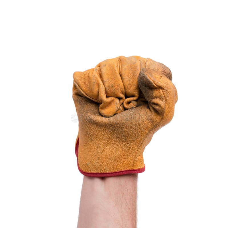 Gloves on hand stock photo. Image of equipment, handyman - 12546748