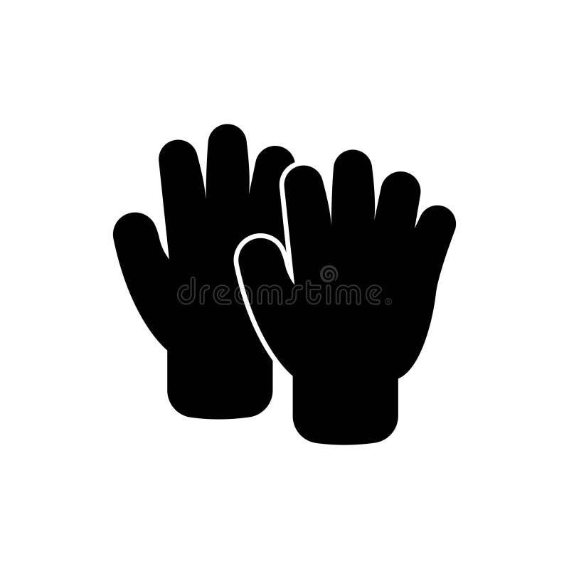 Gloves Symbol Icon, Illustration Design Template Stock Vector ...