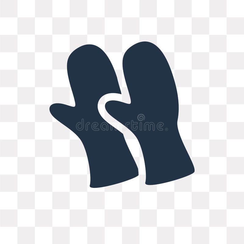 Gloves Icon Vector Sign and Symbol Isolated on White Background, Gloves ...
