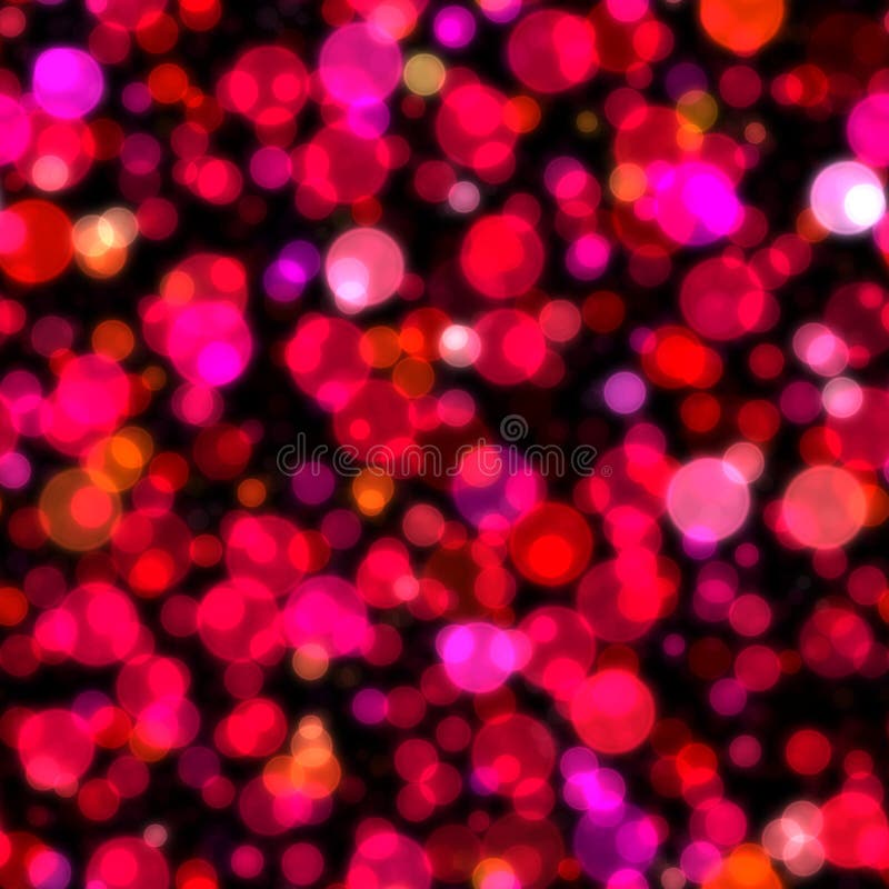 Glow Bokeh Background. Colorful Seamless Pattern with Glitter Particles ...