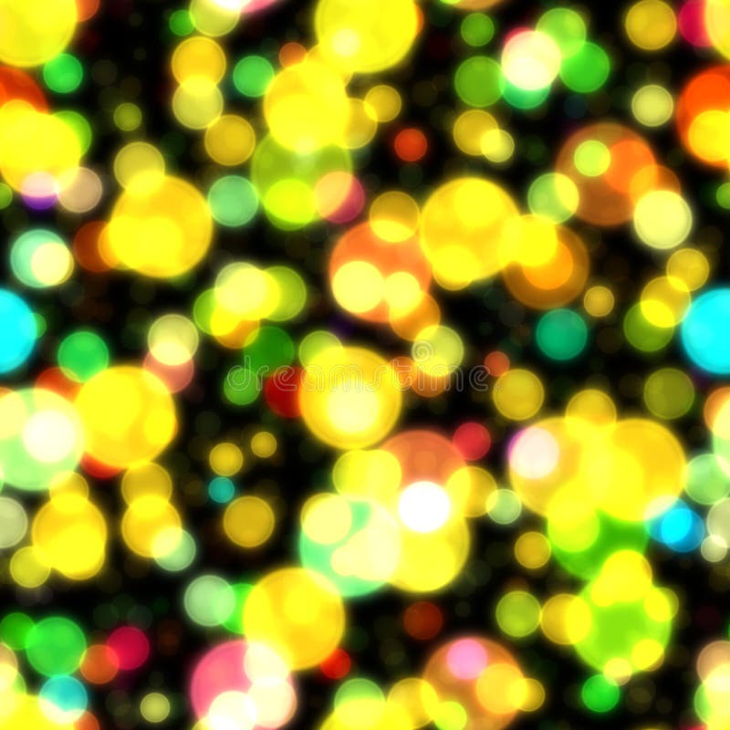 Glow Bokeh Background. Colorful Seamless Pattern with Glitter Particles Stock Photo - Image of ...