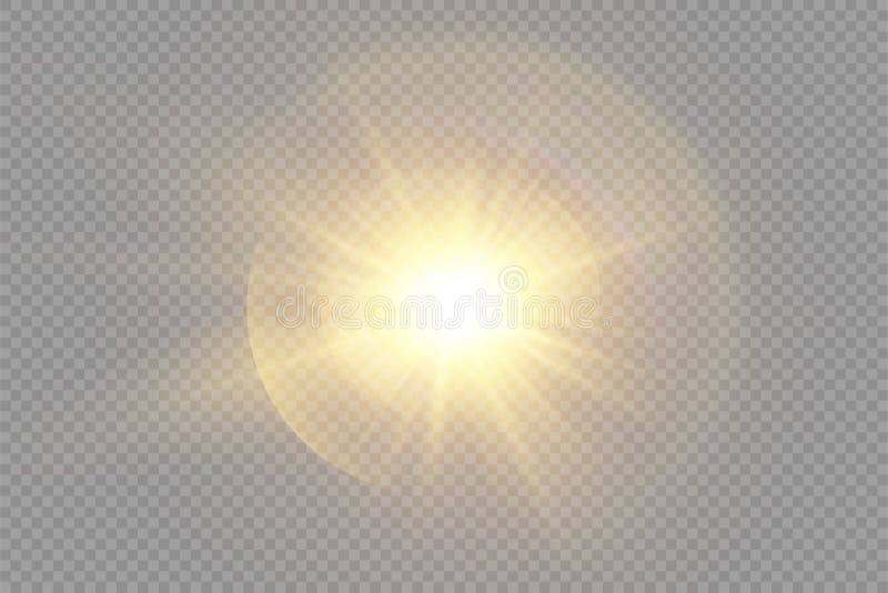 Glow Bright Light Star, Yellow Sun Rays, Bokeh. Stock Vector ... Glow Bright Light Star, Yellow Sun Rays, Bokeh. Stock Vector ...
