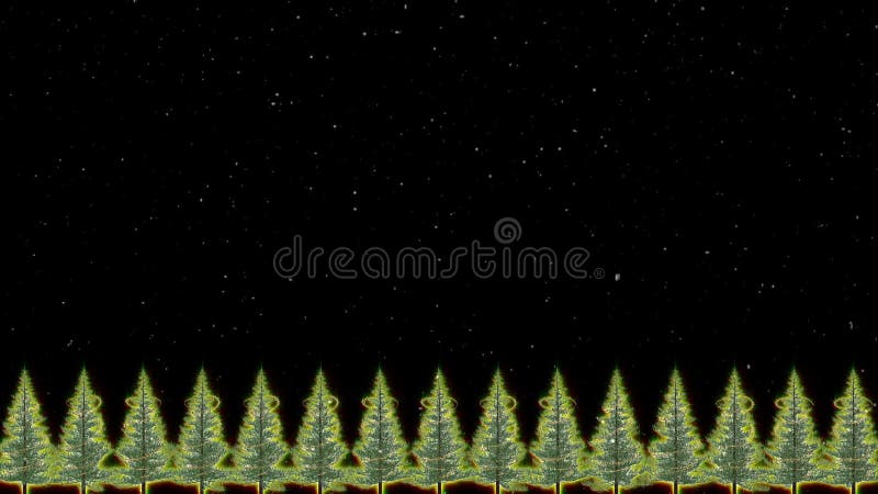 Christmas Tree Loop Animation Stock Video - Video of ribbon, snowy ...