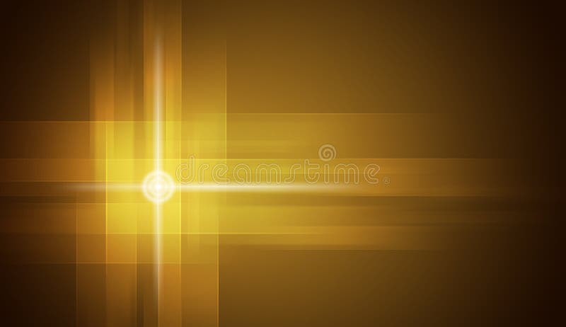 Glow Circles on Yellow Gradient Background Stock Illustration ...