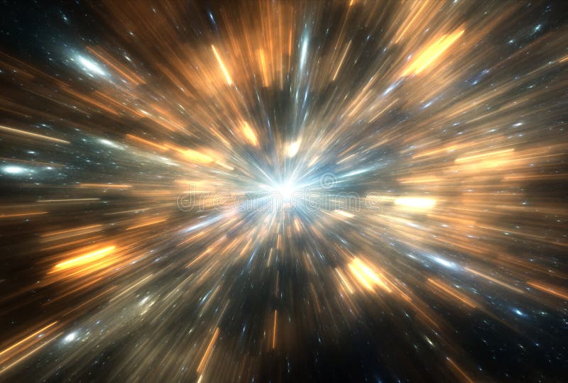 Glow Color Light Particles Explosion Stock Illustration - Illustration ...