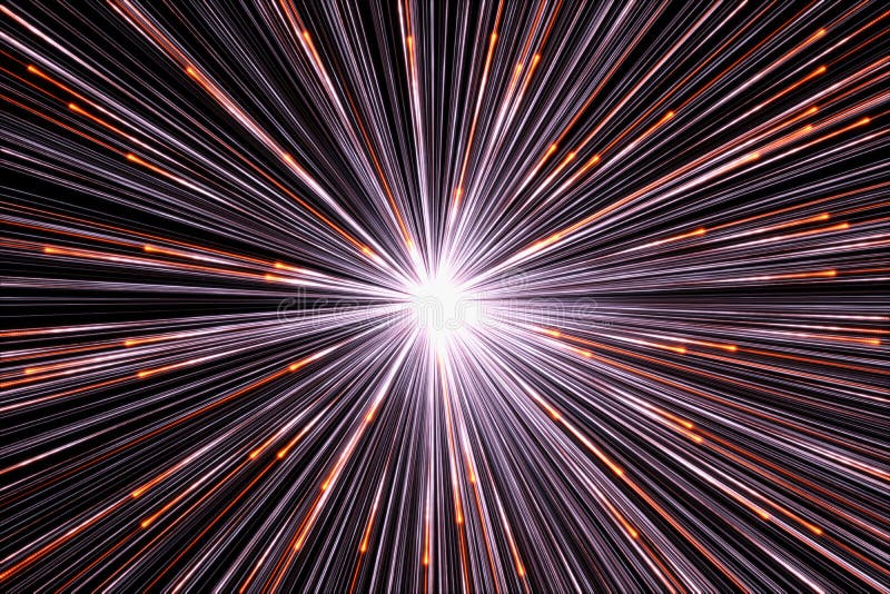 Glow Color Light Particles Explosion Stock Illustration - Illustration ...