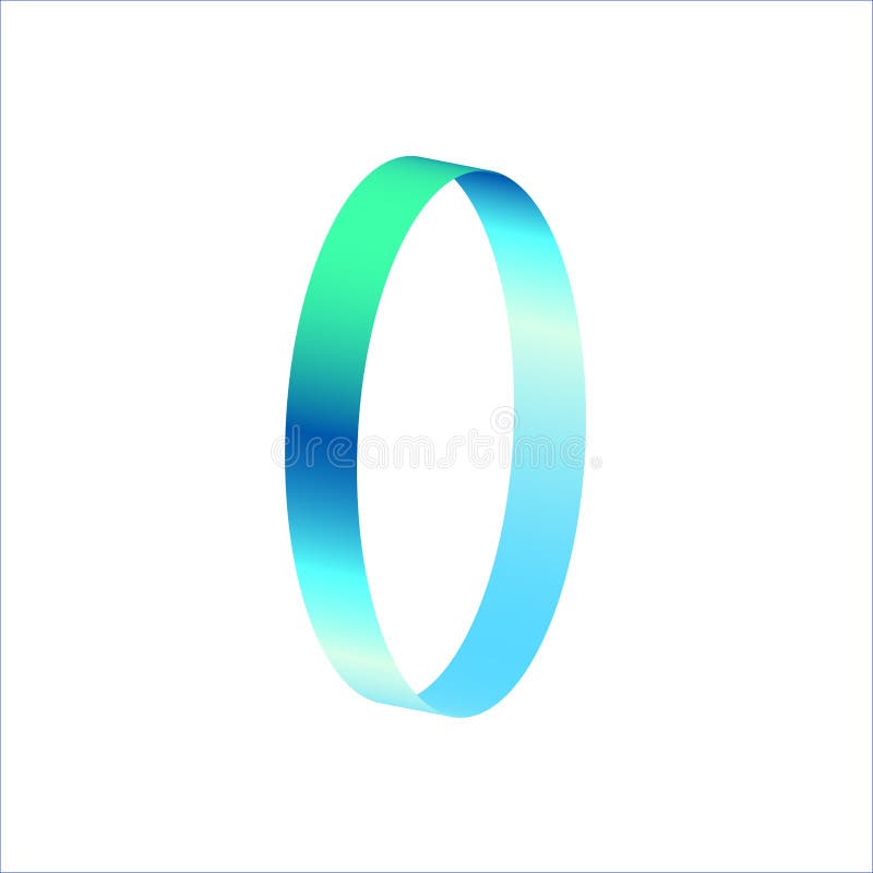 Glow Colorful Rings Bright Effect Logo Template Design Stock Vector ...