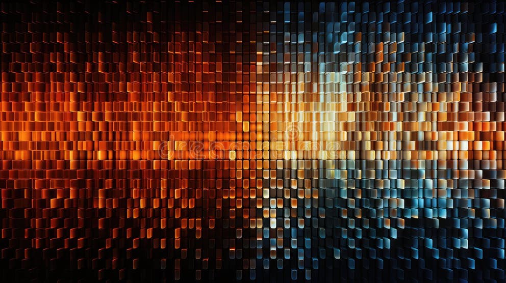 Glow Computer Screen Texture Stock Illustration - Illustration of color ...