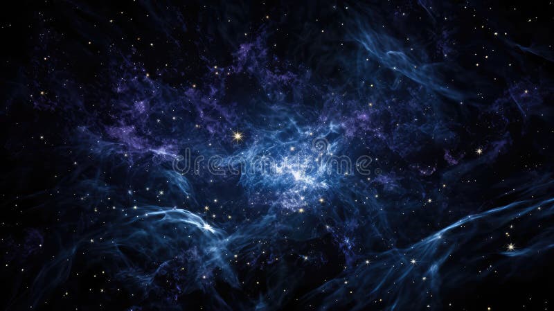 Glow dark matter elements stock illustration. Illustration of empty ...