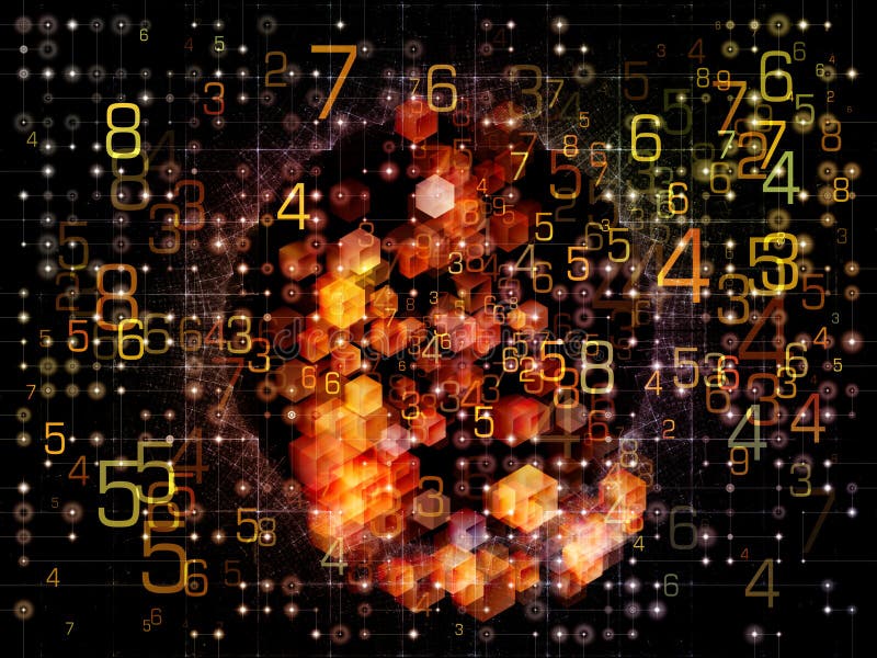 Glow of Digital Grid stock illustration. Illustration of network - 74433516