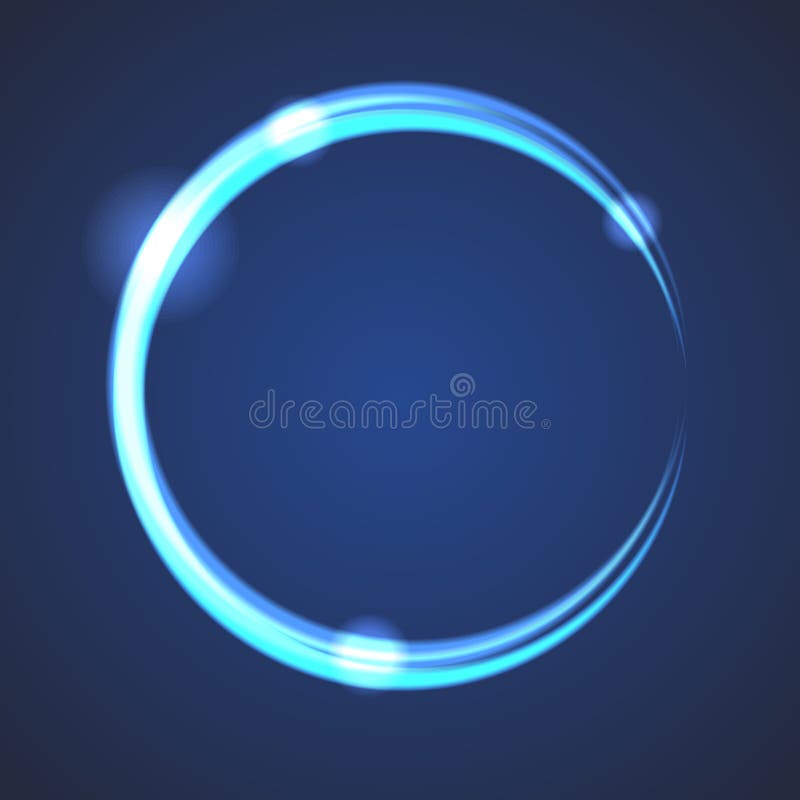 Glow Effect Eclipse Circle Vector. Stock Vector - Illustration of flash ...