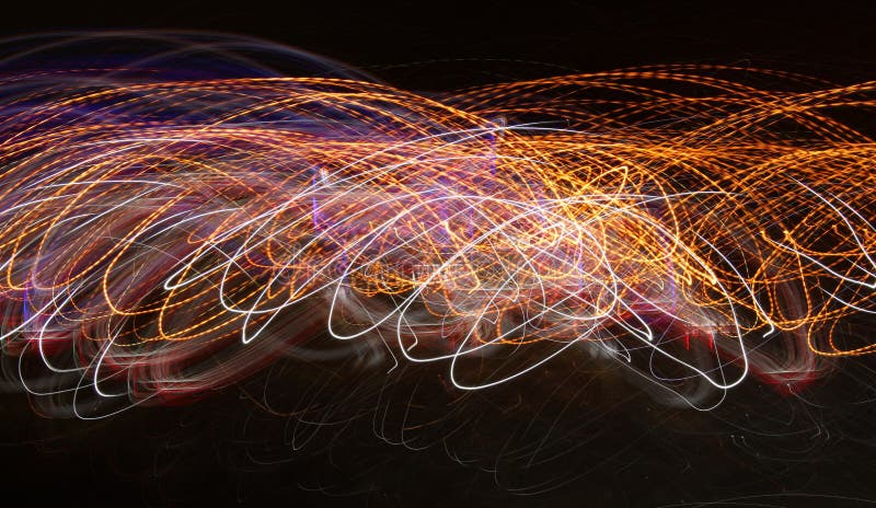 Glow Energy Wave. Lighting Effect Abstract Background Picture Stock ...