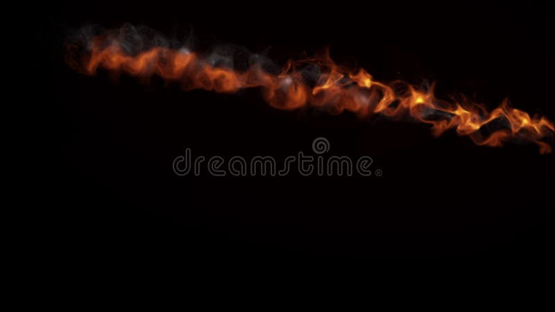 Glow Fire Particle Trail Effect Animation Stock Video - Video of ...