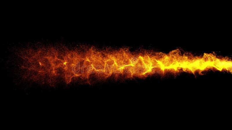 Glow Fire Particle Trail Effect Circle Animation Stock Video - Video of ...