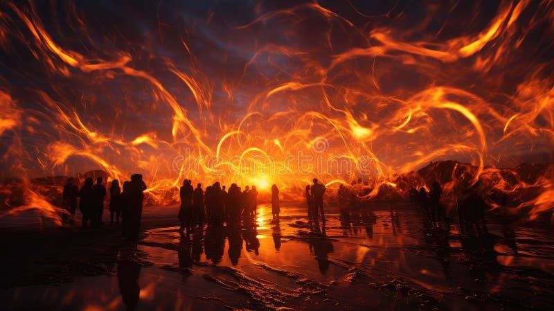 Glow fire texture stock illustration. Illustration of embers - 340081154