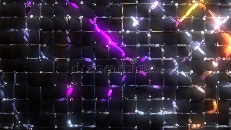 Glow glass elements stock illustration. Illustration of futuristic ...