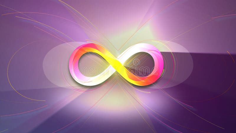 Glow Infinite Abstract Background Graphic Design Stock Illustration ...