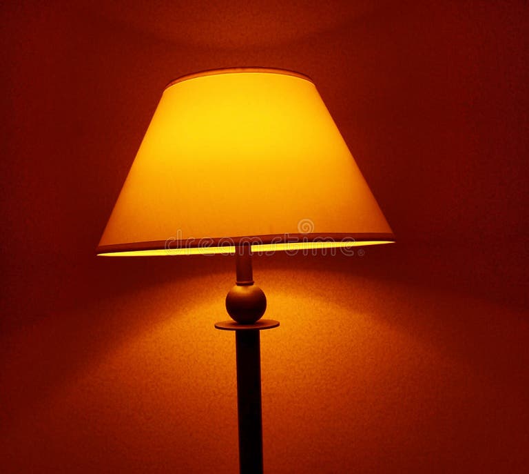 Glow lamp stock photo. Image of shade, orange, shadow, life - 225948