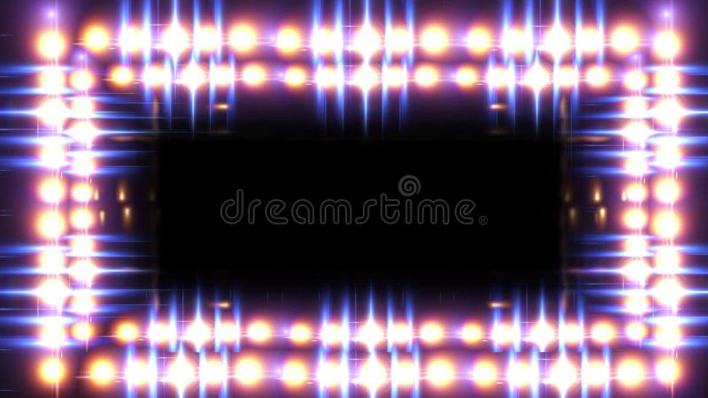Glow light border stock video. Video of illuminated, decorative - 45902739