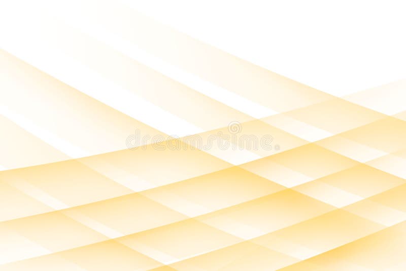 Glow Light Effect. Abstract Background of Yellow Light Lines on a White ...