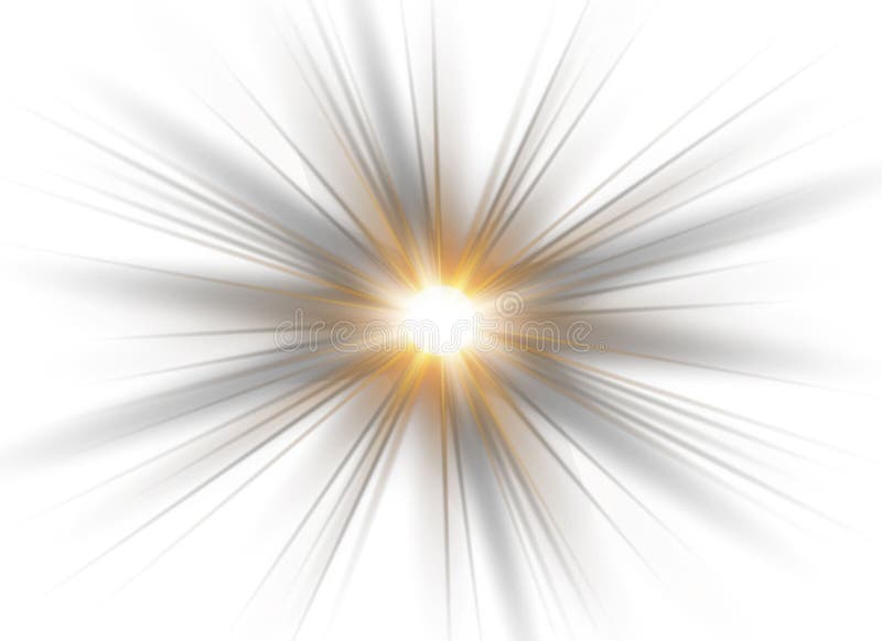 Glow Light Effect, Explosion, Glitter, Spark, Sun Flash. Vector ...