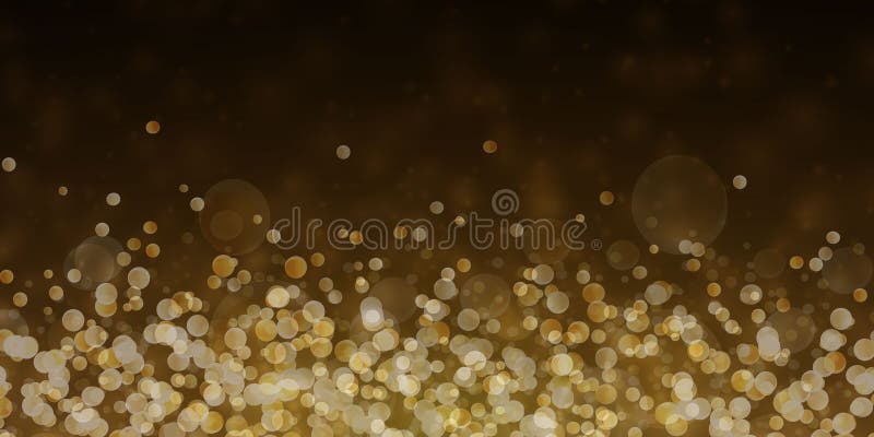 Gold Glitter Particles. Lights Effect Isolated on Transparent ...
