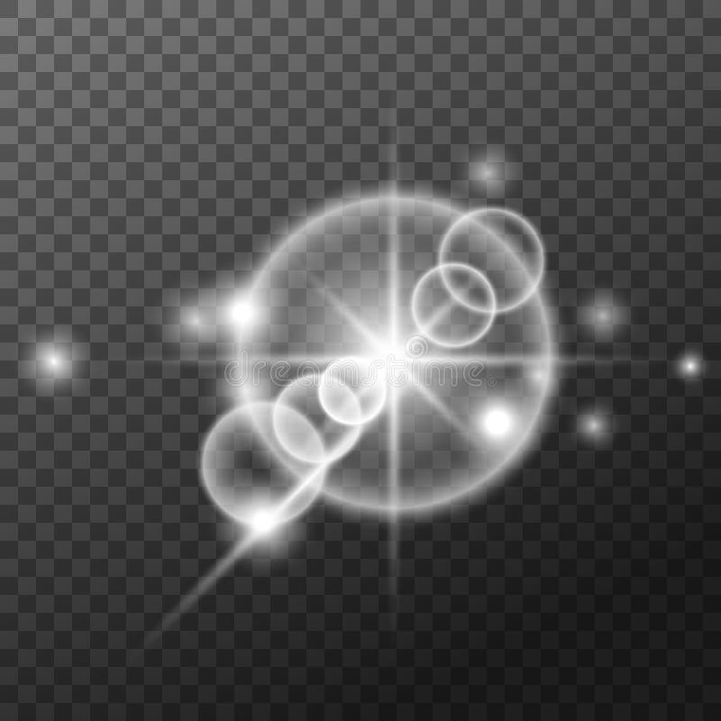 Glow Light Effect. Luminous Element. Stock Vector - Illustration of ...