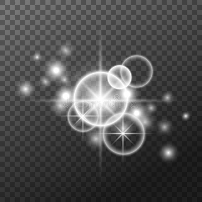 Glow Light Effect. Luminous Element. Stock Illustration - Illustration ...