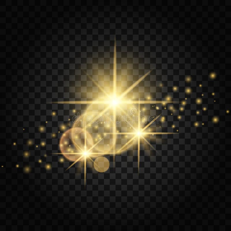 Glow Light Effect. Luminous Element. Stock Illustration - Illustration ...