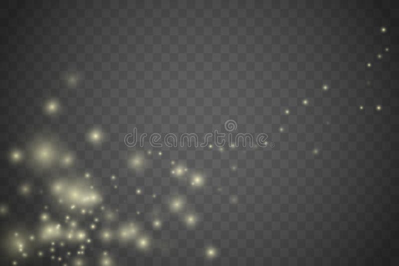 Glow Light Effect. Sparkle Dust Stock Vector - Illustration of abstract ...