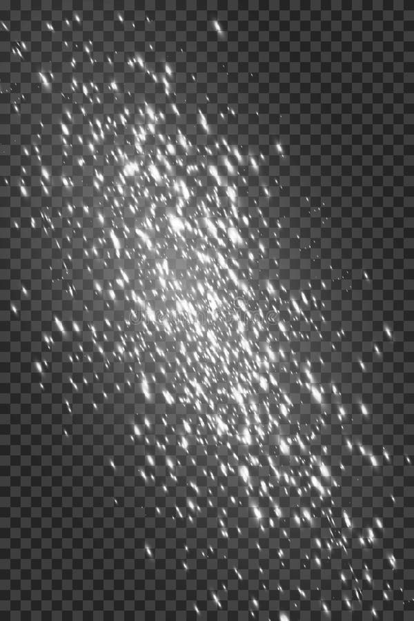 Glow Light Effect. Vector Illustration. Christmas Flash. Dust. Stock ...