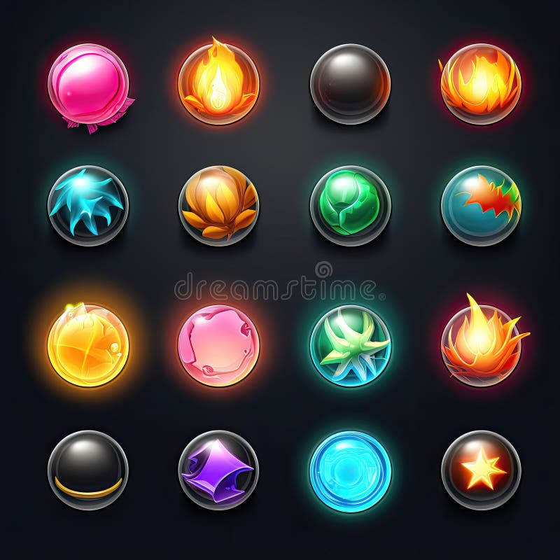 Power Magic Sphere Game Ai Generated Stock Illustration - Illustration ...