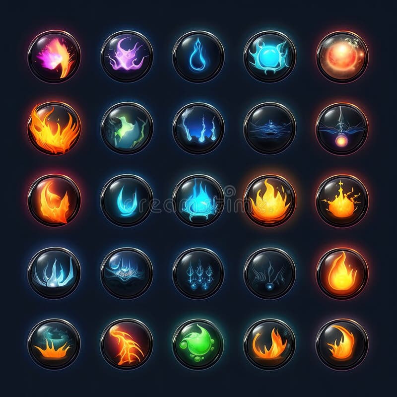 Power Magic Sphere Game Ai Generated Stock Illustration - Illustration ...