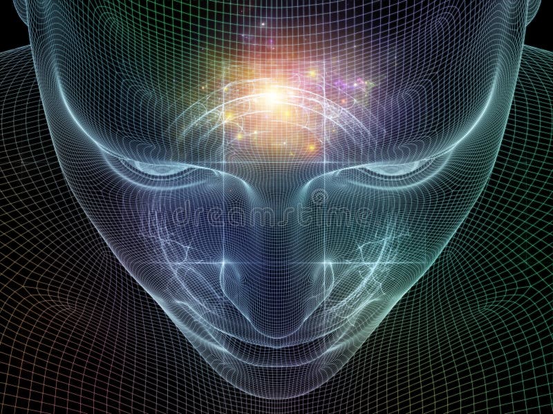 Glow of the mind stock illustration. Illustration of human - 46860117